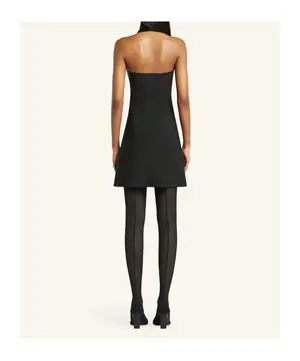 COURREGES Halterneck Mini Dress - Black