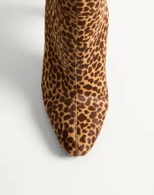 Valentino Garavani Hotty Boot In Pony-effect Calfskin - Brown