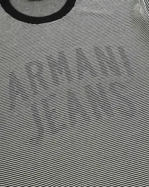 Emporio Armani Striped Logo Crewneck Sweater