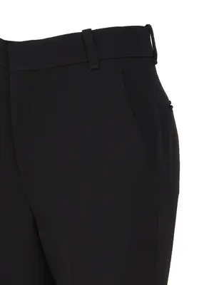 Chloé Cropped Tailored Trousers - Black