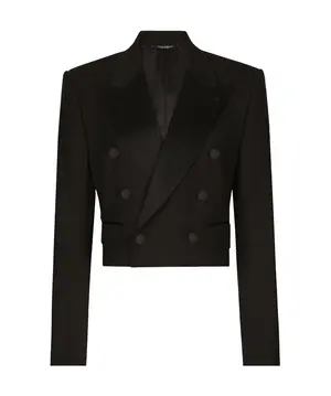 Dolce & Gabbana Double-breasted Cropped Jacket