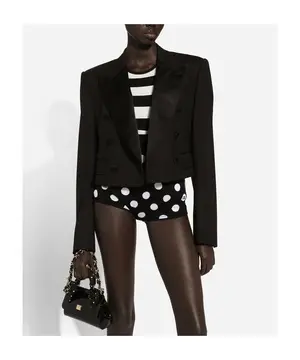 Dolce & Gabbana Double-breasted Cropped Jacket