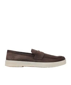 Prada Prada Suede Lifestyle Loafers Dark Brown