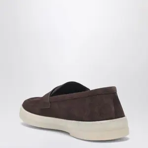 Prada Suede Lifestyle Loafers - Dark Brown
