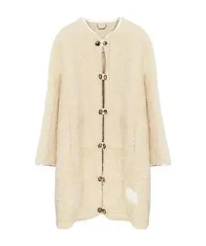 Chloé Single-breasted Shearling Coat