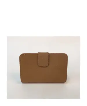 Prada Logo Embossed Wallet