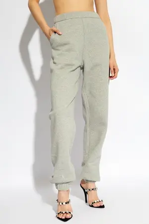 Attico The Penny Logo Detailed Track Trousers - Gray