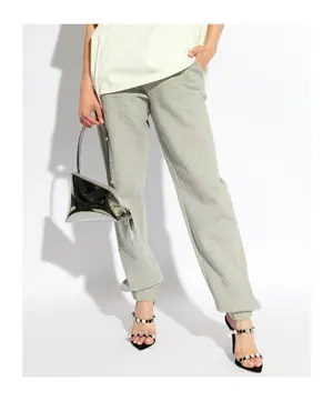 Attico The Penny Logo Detailed Track Trousers - Gray