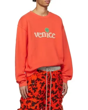 ERL Venice Graphic Sweatshirt - Orange