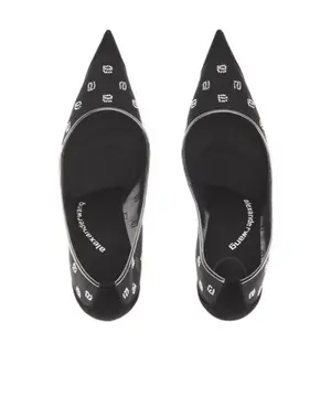 Alexander Wang All-over Motif Embellished Pointed-toe Pumps