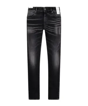 PT TORINO Denim Trousers With Belt Loops