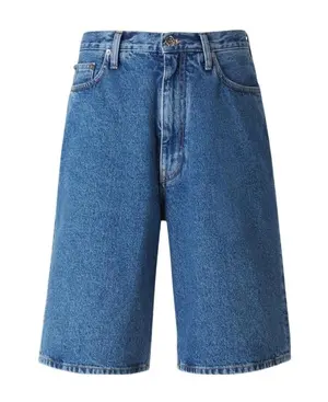 Off-White Arrows Denim Shorts - Blue