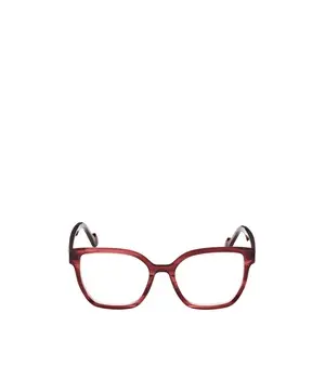 Moncler Rectangular Eyeglasses - Red
