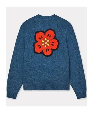 Kenzo Cotton Wool Boke Flower Cardigan