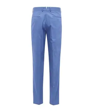 Zegna Pleated Casual Trousers - Blue