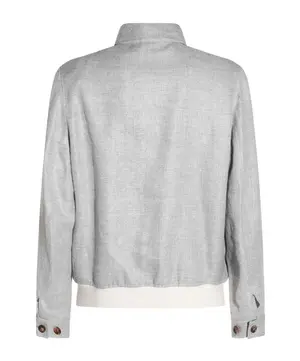 Brunello Cucinelli Long Sleeve Button-up Jacket