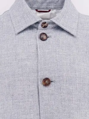Brunello Cucinelli Long Sleeve Button-up Jacket