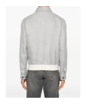 Brunello Cucinelli Long Sleeve Button-up Jacket