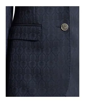 Etro Paisley Pattern Blazer - Black