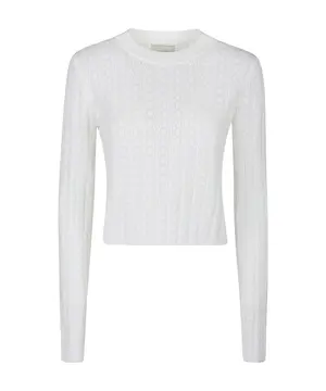 LOULOU STUDIO Tinos Knit Top - Ivory