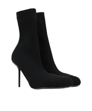Balenciaga Anatomic Stretch Knit Ankle Boots