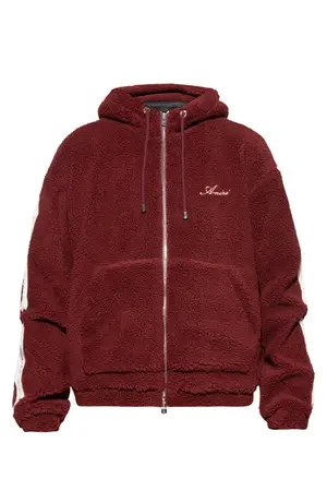 Amiri Bone Detail Zip-up Hoodie