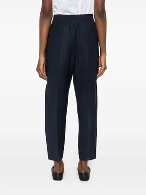 Brunello Cucinelli Fluid Twill Baggy Pull-on Trousers