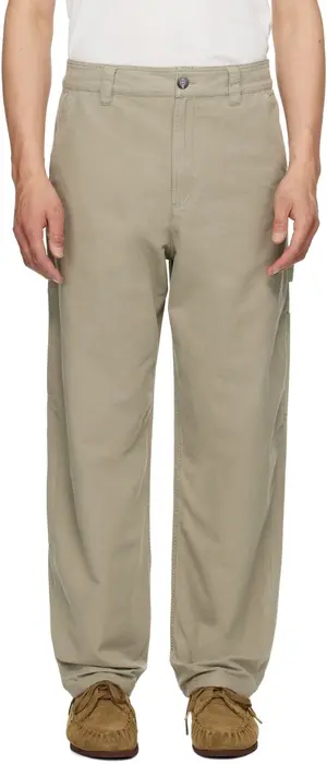 A.p.c. Fergus Straight Leg Pants - Green