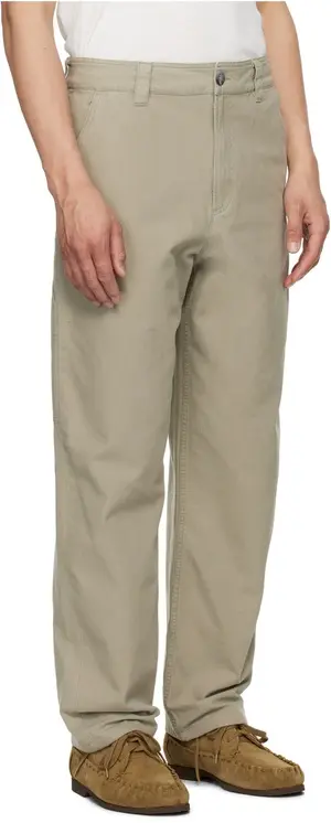 A.p.c. Fergus Straight Leg Pants - Green
