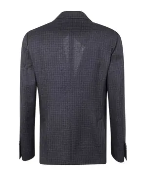 LARDINI Houndstooth-pattern Blazer