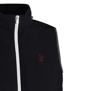 Brunello Cucinelli Quilted Puffer Gilet - Navy Blue