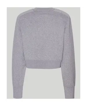 ROTATE BY BIRGER CHRISTENSEN Crystal Logo Mélange Jumper