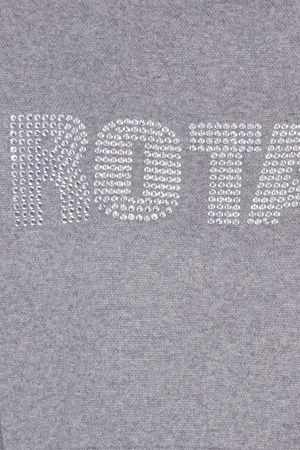 ROTATE BY BIRGER CHRISTENSEN Crystal Logo Mélange Jumper