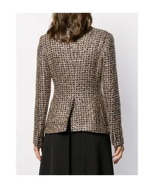 Tagliatore Double-breasted Blazer With Lurex Effect