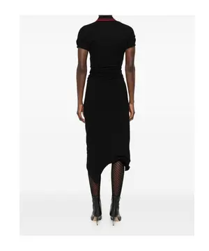 VIVIENNE WESTWOOD Pulling Dress With Saturn Motif - Black