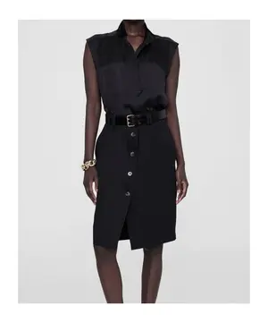 ANINE BING Belt Loop Skirt