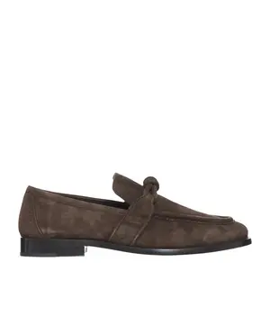 Bottega Veneta Astaire Knot Detailed Loafers - Fudge Color