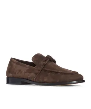 Bottega Veneta Astaire Knot Detailed Loafers - Fudge Color