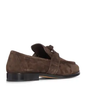 Bottega Veneta Astaire Knot Detailed Loafers - Fudge Color