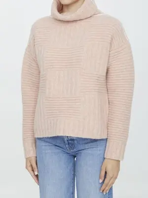 Bottega Veneta Ribbed Knit Turtleneck Jumper