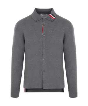Thom Browne Striped Trim Knitted Cardigan