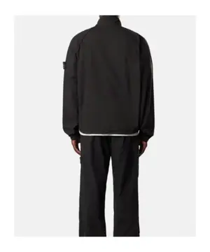Stone Island Tela Paracadute Track Jacket - Black