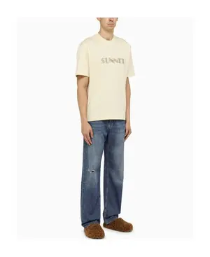 Sunnei Short-sleeved Cotton T-shirt