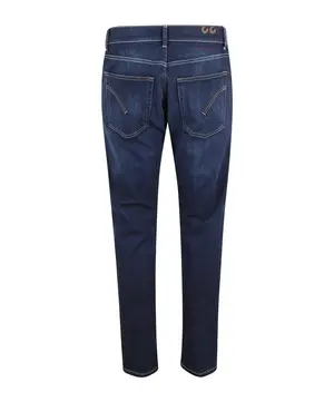 DONDUP Faded-wash Cotton Jeans - Blue