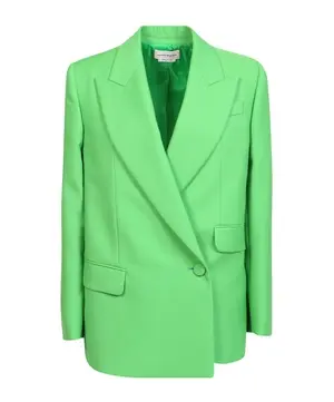 Alexander McQueen Double-breasted Asymmetric Blazer