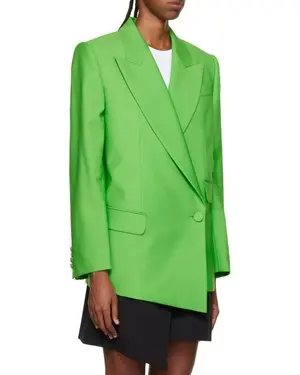 Alexander McQueen Double-breasted Asymmetric Blazer