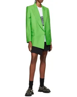 Alexander McQueen Double-breasted Asymmetric Blazer