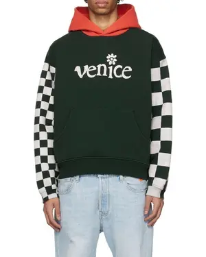 ERL Venice Checkered Long Sleeve Hoodie