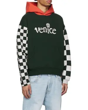 ERL Venice Checkered Long Sleeve Hoodie