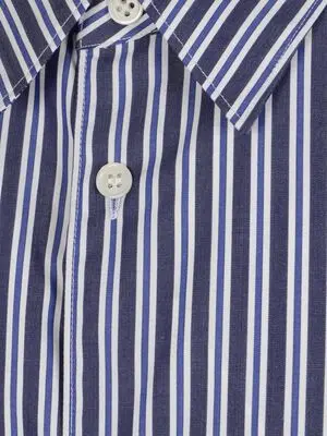 Comme Des Garçons Striped Button-up Shirt - Gray